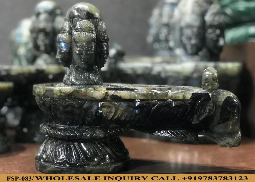 Semi Precious Stone Shivling Decorative Showpiece – Lavanshi ...